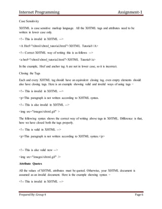 What is html xml and xhtml | PDF