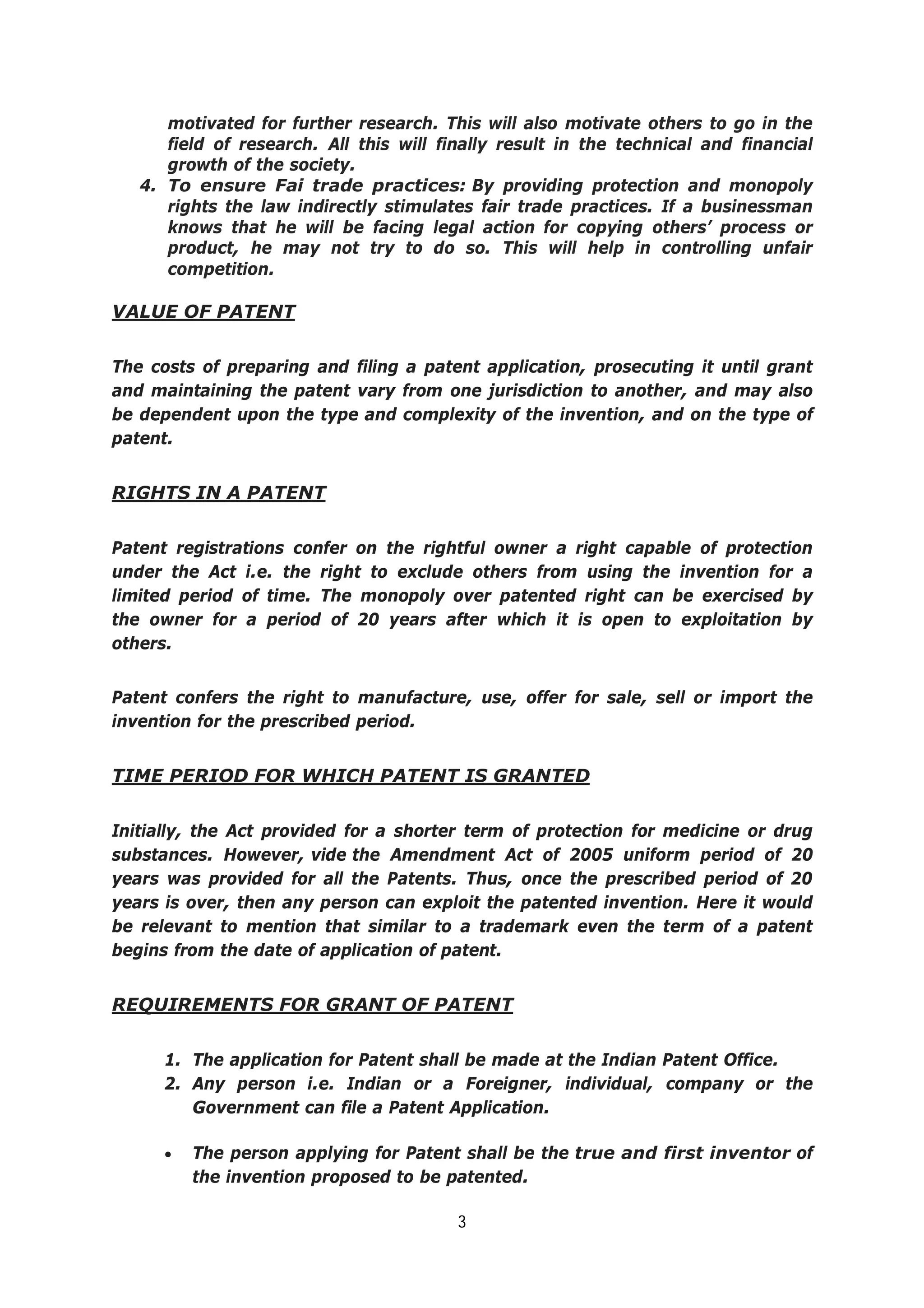 The Patent Act | PDF