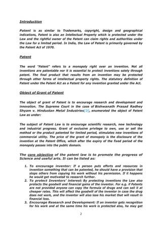 The Patent Act | PDF