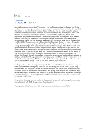 Exhibition Proposal for Art & Curatorship Unit (MMHS, Sydney Uni) | PDF