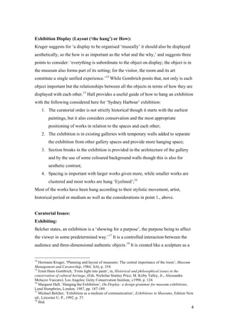 Exhibition Proposal for Art & Curatorship Unit (MMHS, Sydney Uni) | PDF