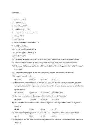 imo worksheet for class 9 and 10 | PDF