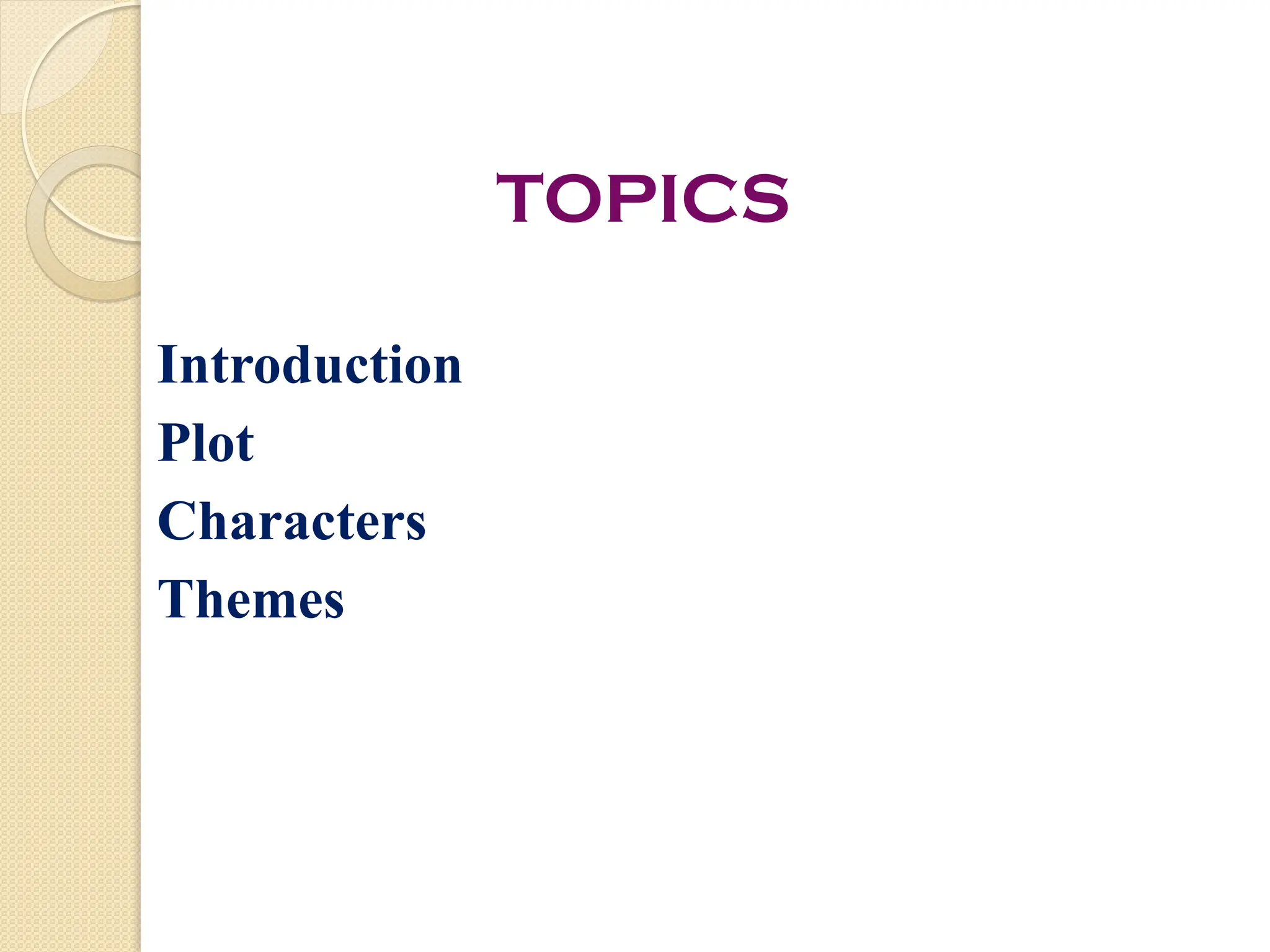 The Hard Time Character, Themes, Summary | PPT