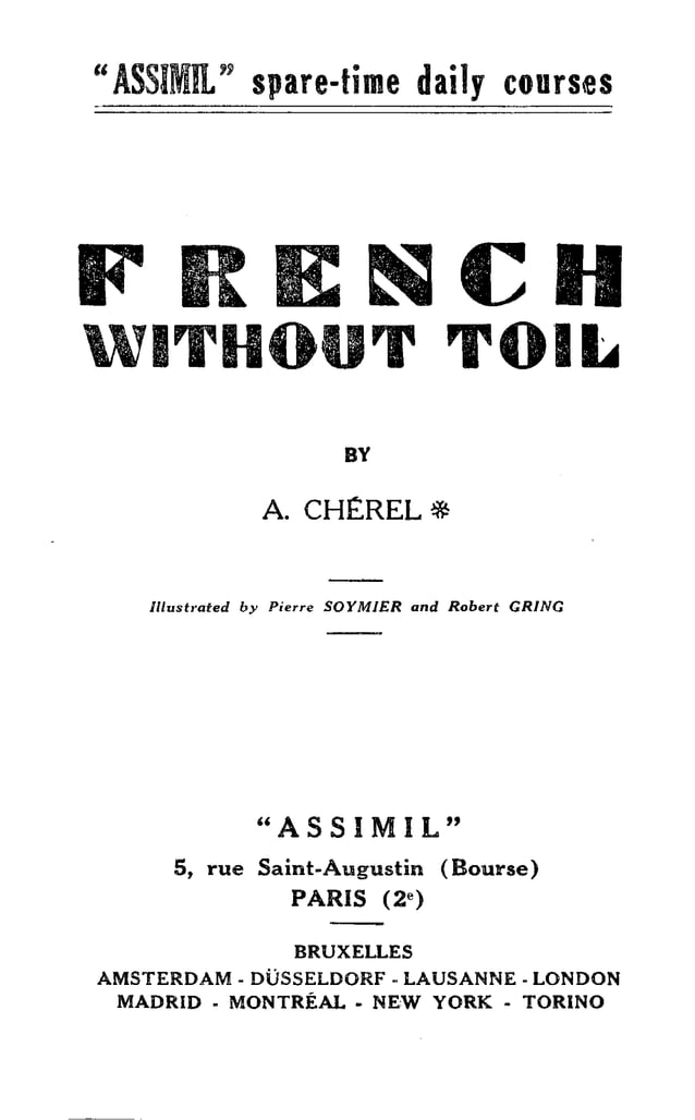 Assimil - French Without Toil.pdf