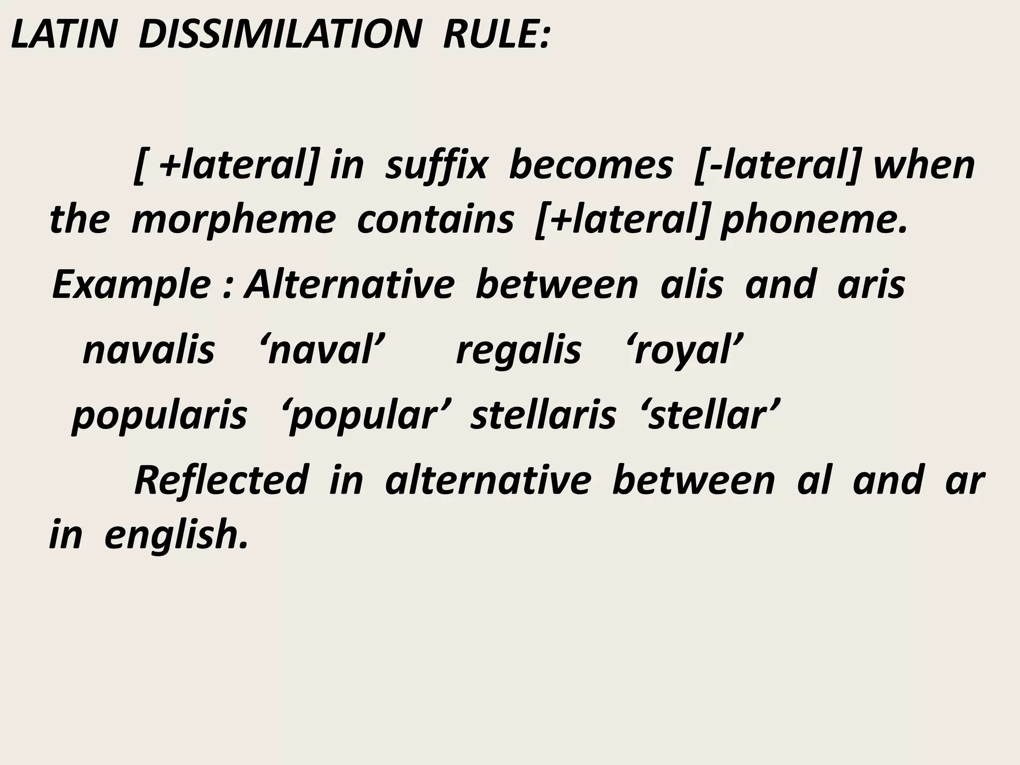 Assimilation and Dissimilation | PPTX