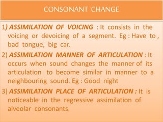 Assimilation and Dissimilation | PPTX