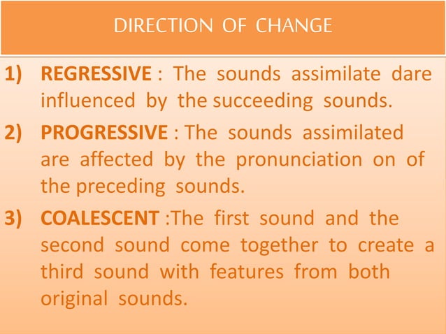 Assimilation and Dissimilation | PPTX