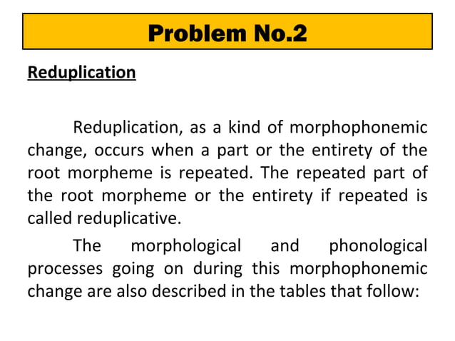 Assimilation and reduplication in pangasinan adjectives | PPT