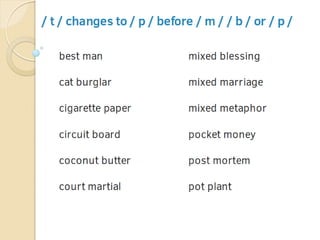 Assimilation in English Language | PDF