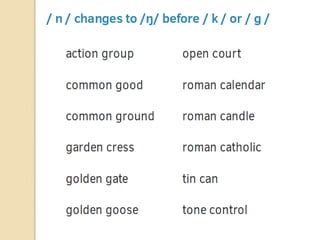 Assimilation in English Language | PDF