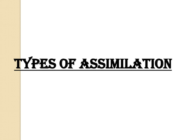 Assimilation in English Language | PDF