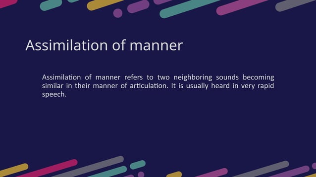 Assimilation in Linguistics | PPTX