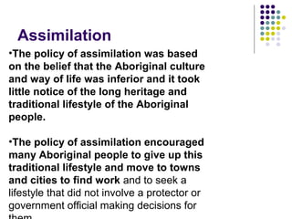 Changing Rights and Freedoms: Assimilation ppt | PPT