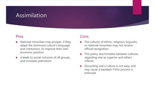 Assimilation vs integration | PPTX | Debated Sensitive Social Issues ...