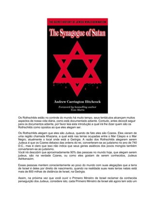 As sinagoga de satanas a linhagem dos rothschild andrew carrington ...