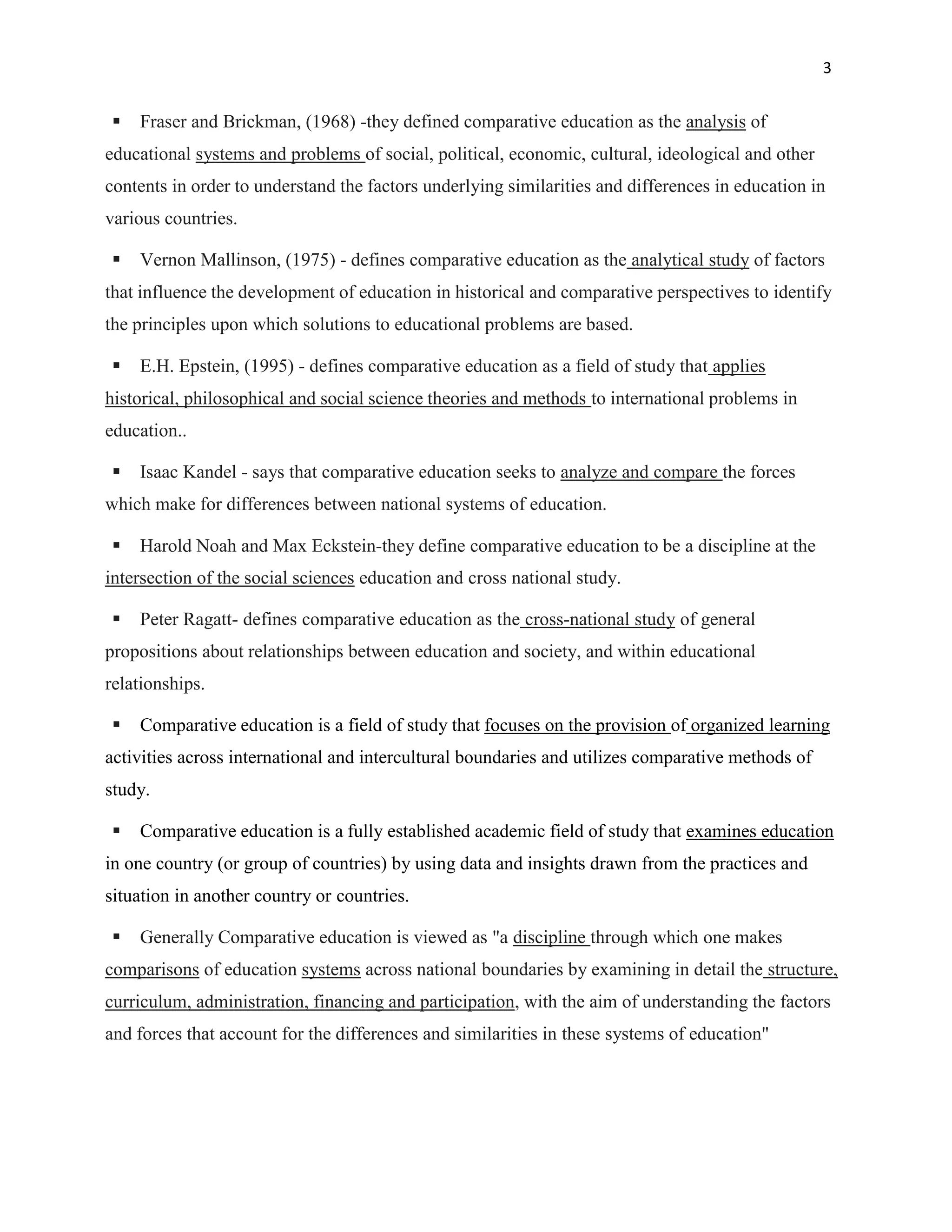 Comparative Education | PDF