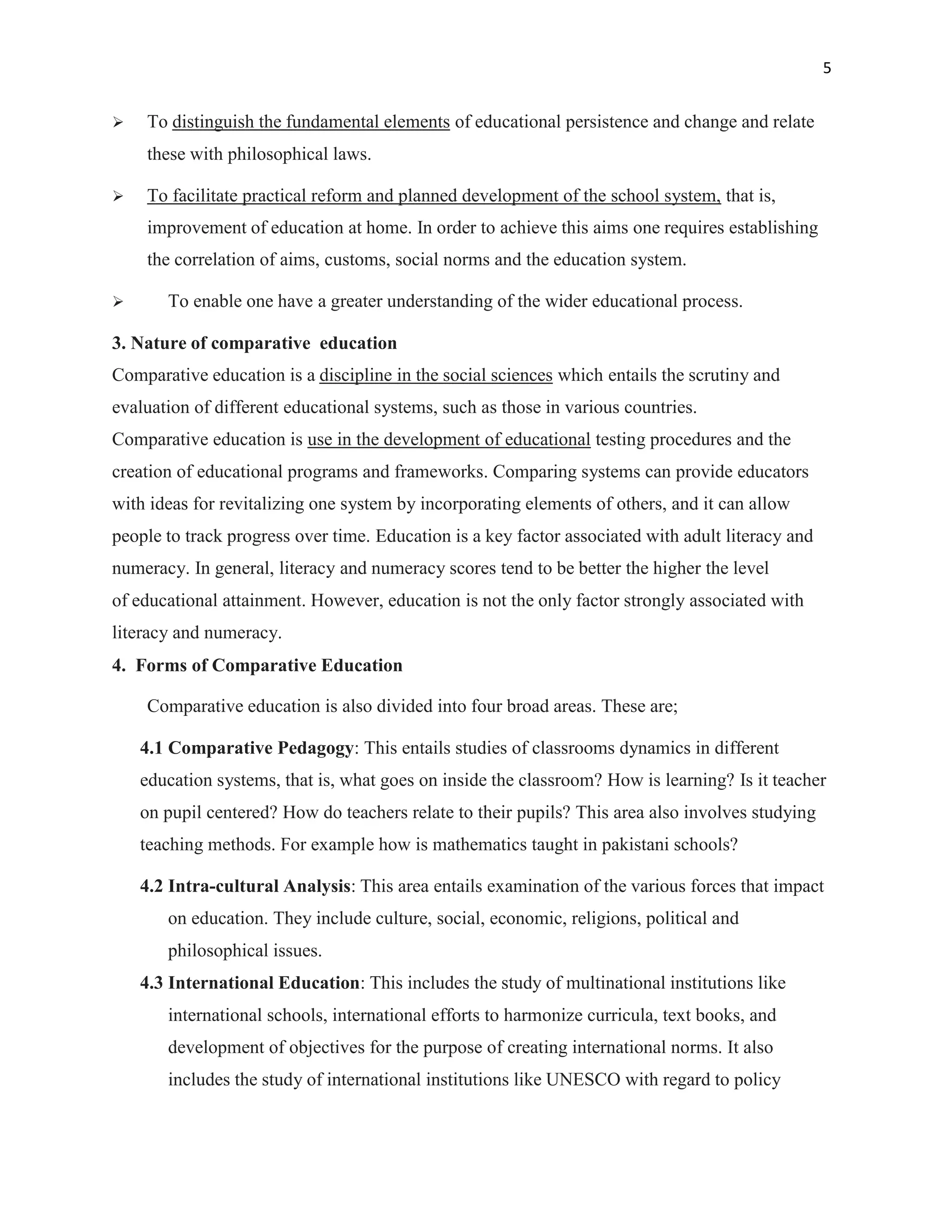 Comparative Education | PDF