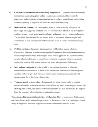 Comparative Education | PDF