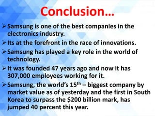 Samsung Electronics | PPTX