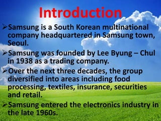 Samsung Electronics | PPTX