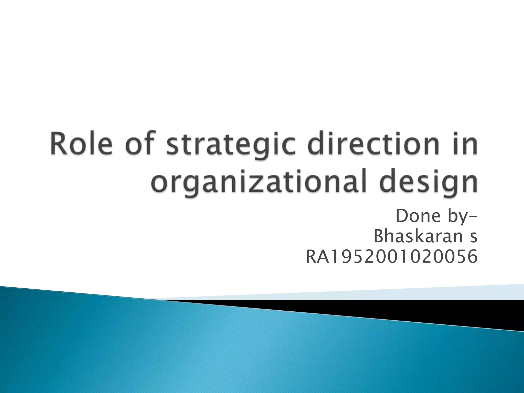 strategic direction | PPTX