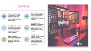 Assingment BL ArianaB.Powerpoint Presentation | PPTX | Video Production | Content Production