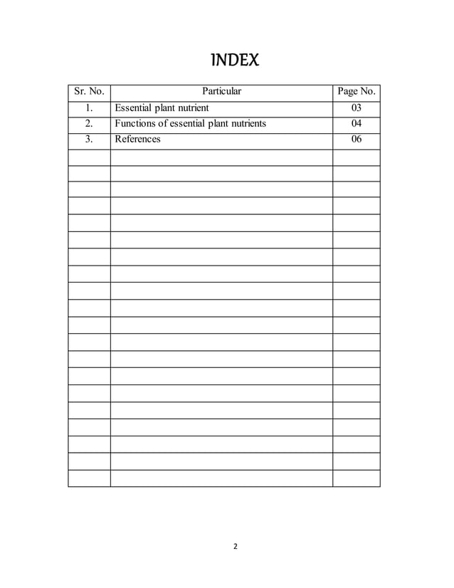 ESSENTIAL PLANT NUTRIENTS-THEIR FUNCTIONS | PDF