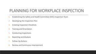 Safety and health committee info for group 1 | PPT