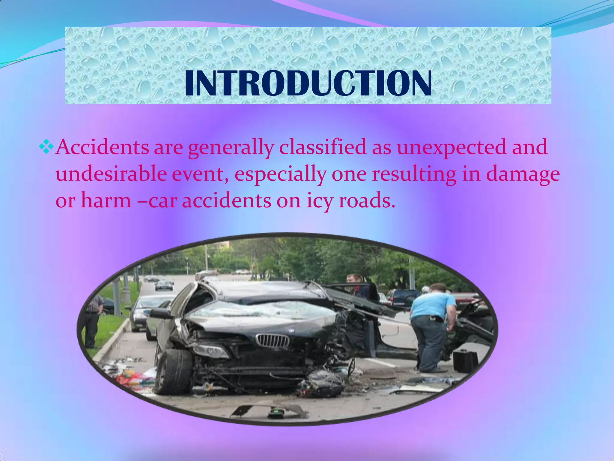 Assingment of road accident | PPTX