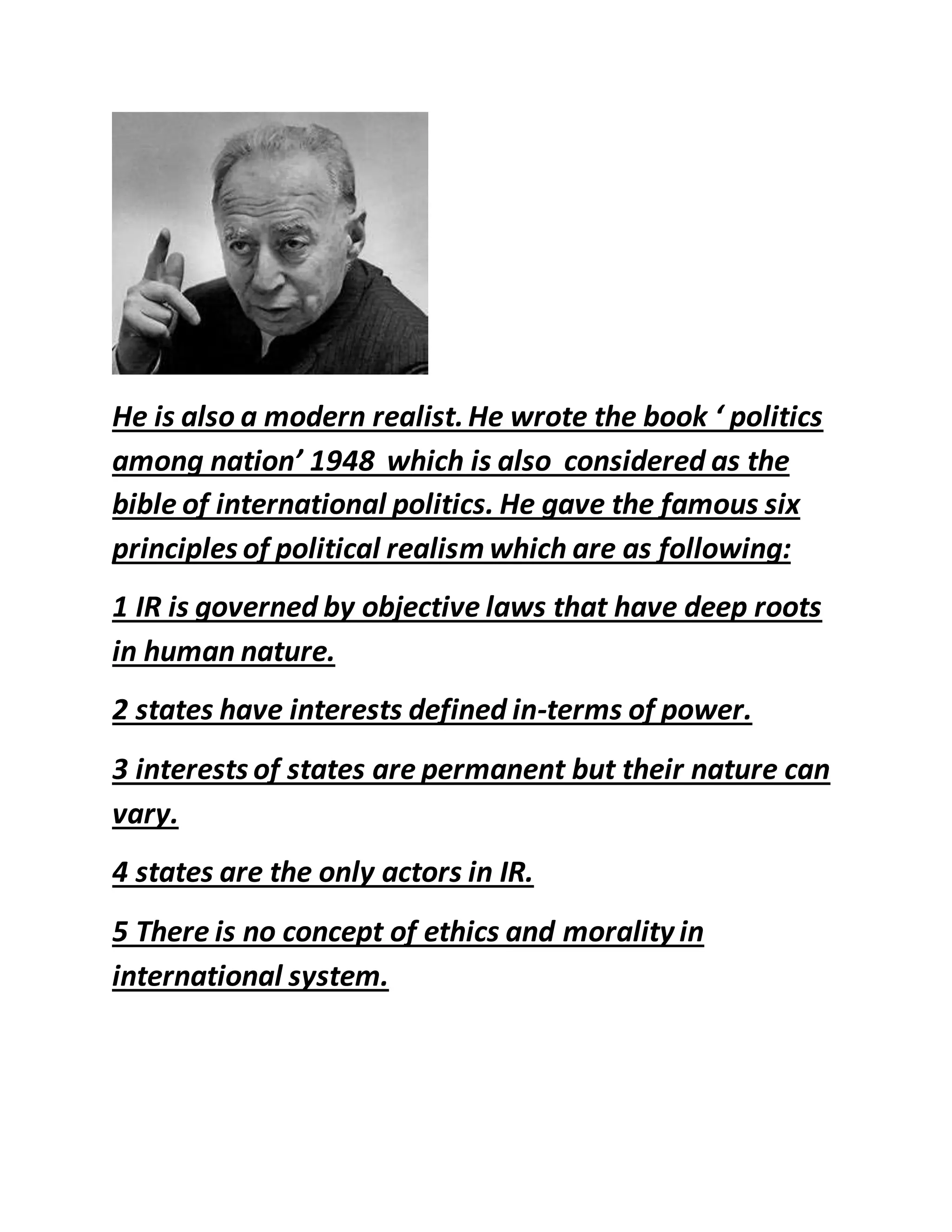 political realism a brief introduction BY TAHA AMIR | DOCX