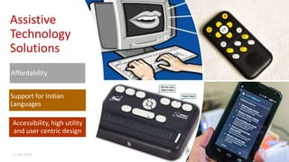 Assisitive Tech Disability For Virtual immpairment | PPT