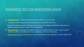 Assisment on myasthenia gravis | PPTX
