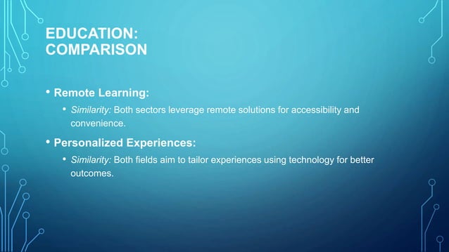 Compare and contrast Technology presentation | PPTX