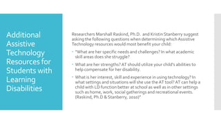 Assisstive Technology Presentation | PPTX | Computer Peripherals ...