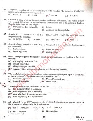 Assistant Engineer AE Electrical PWD Previous question paper.pdf