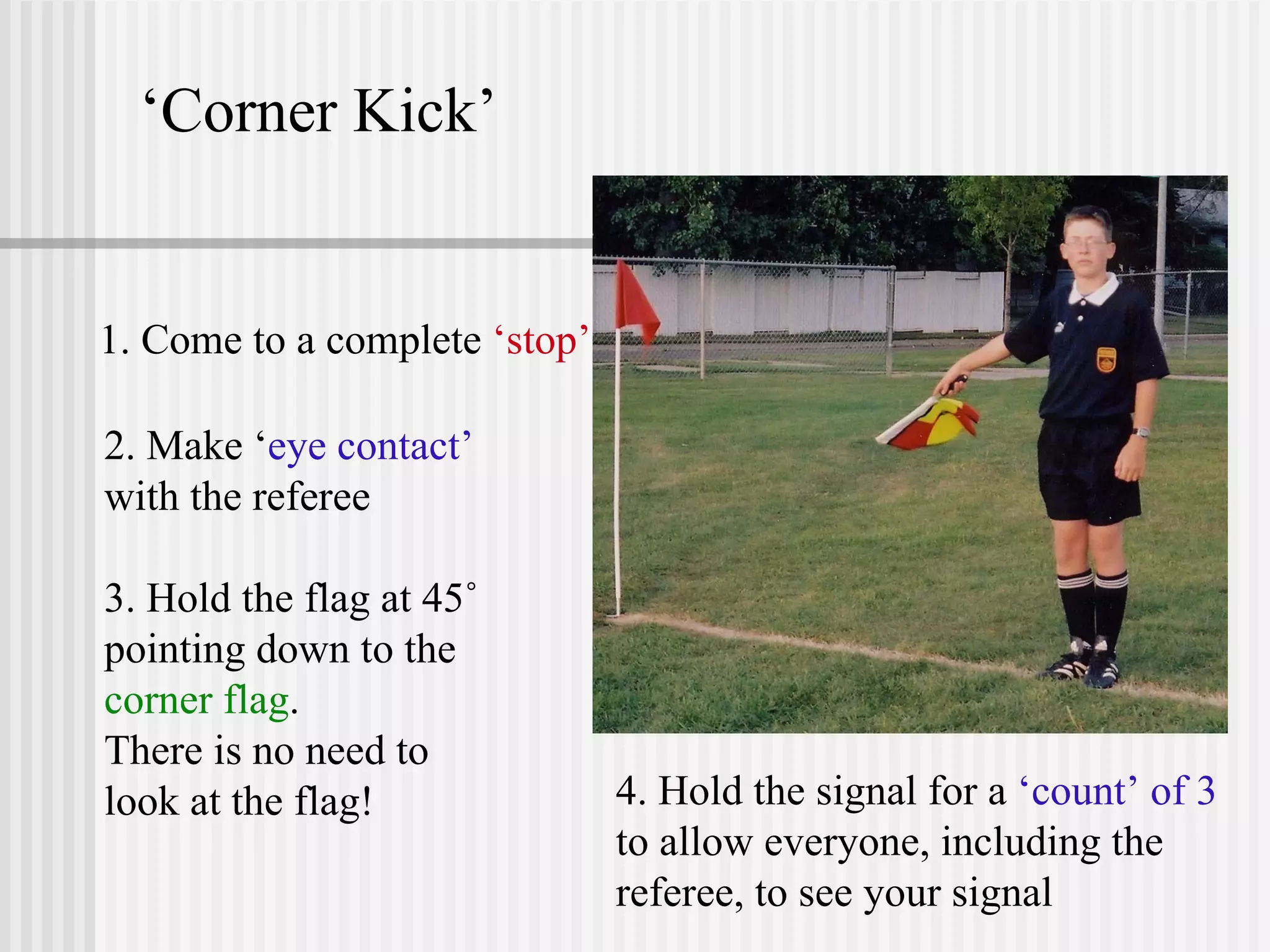 Assistantrefereeflagsignals | PPT