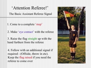 Assistantrefereeflagsignals | PPT