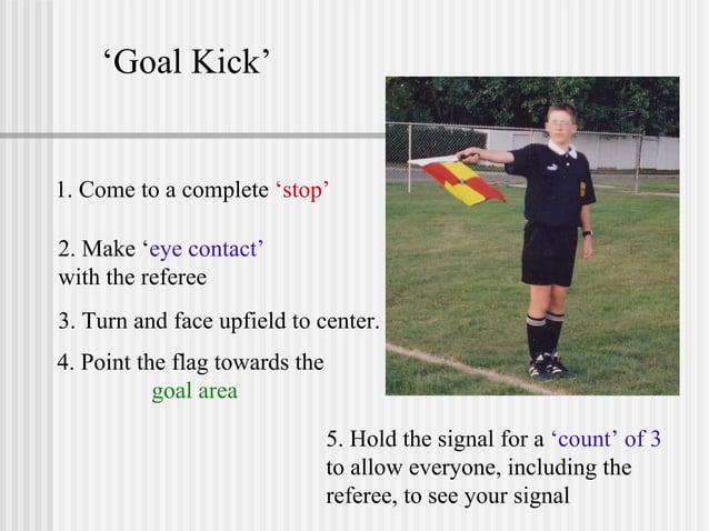 Assistantrefereeflagsignals | PPT