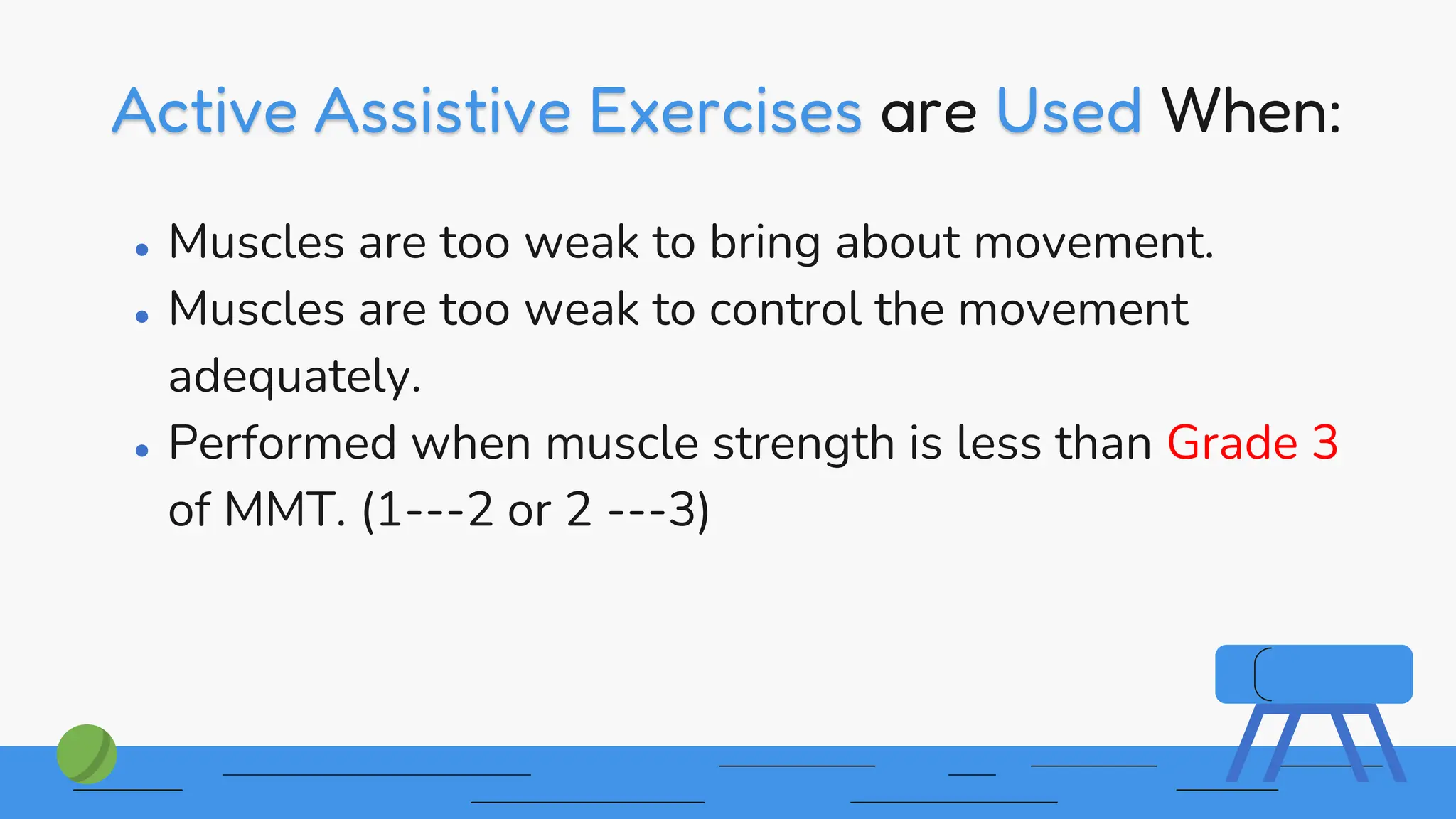 Assisted Exercises: Techniques, Indications, and Benefits | PPTX
