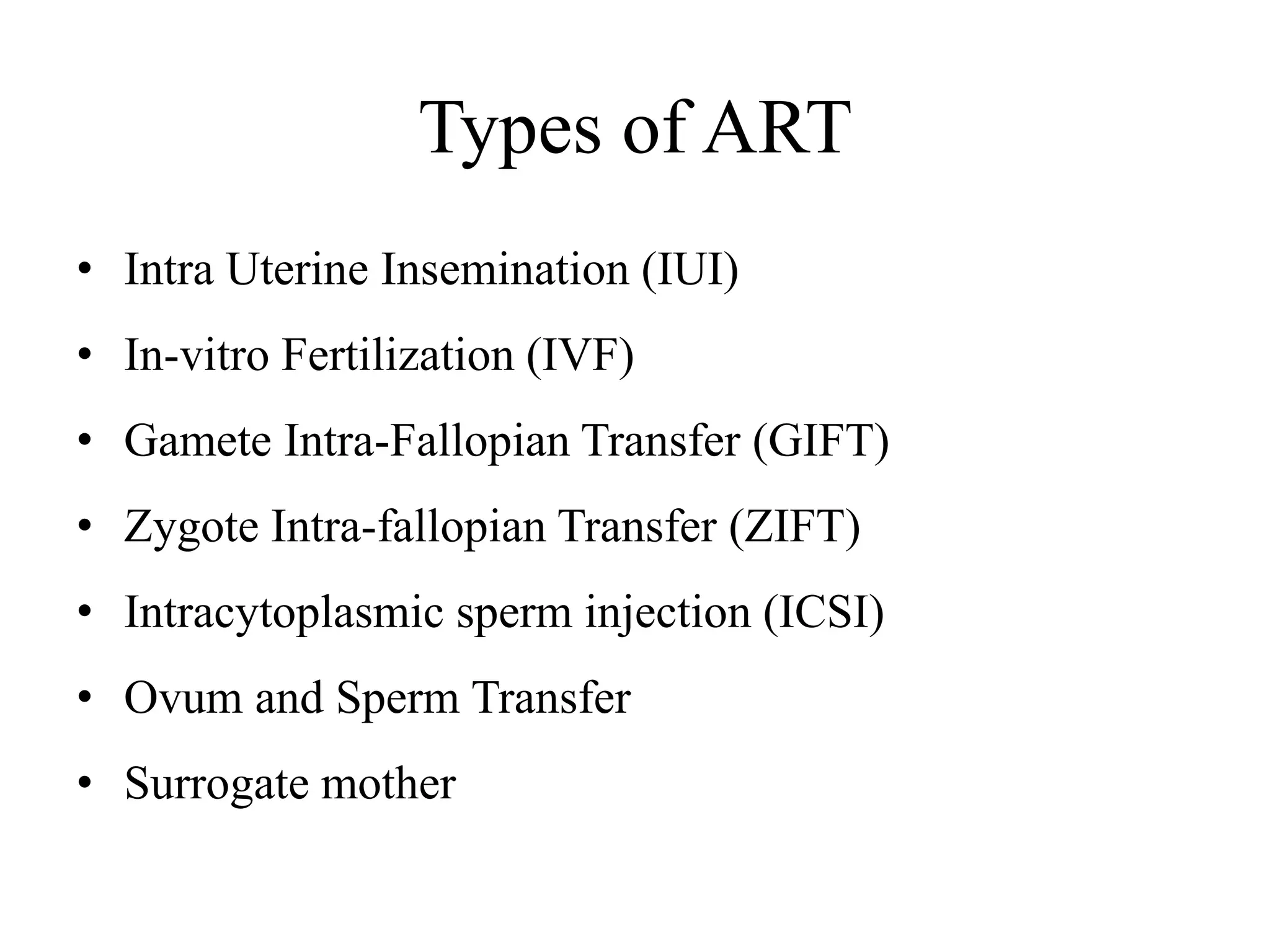 Assisted Reproductive Technique | PDF
