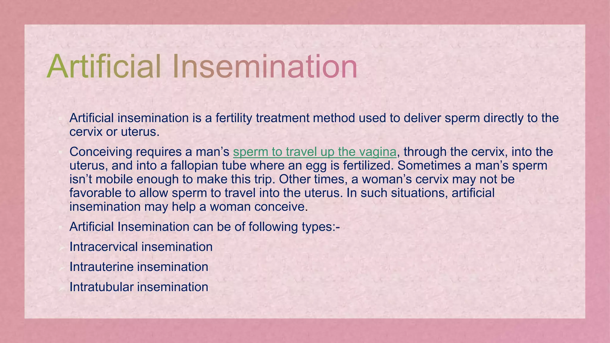 Assisted reproductive techniques | PPT
