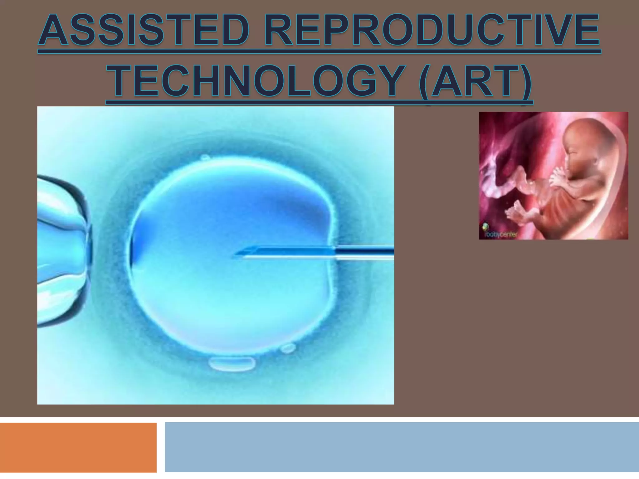 Assisted reproductive technology (ART) | PPT