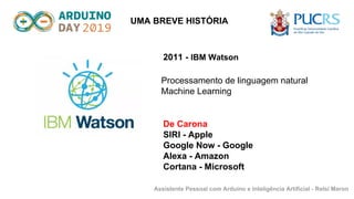 Assistente pessoal com Arduino Python e IA | PDF