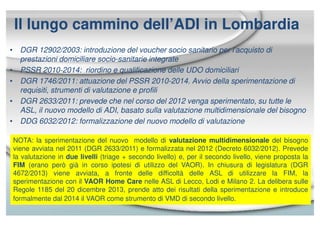 Assistenza domiciliare in Lombardia | PDF