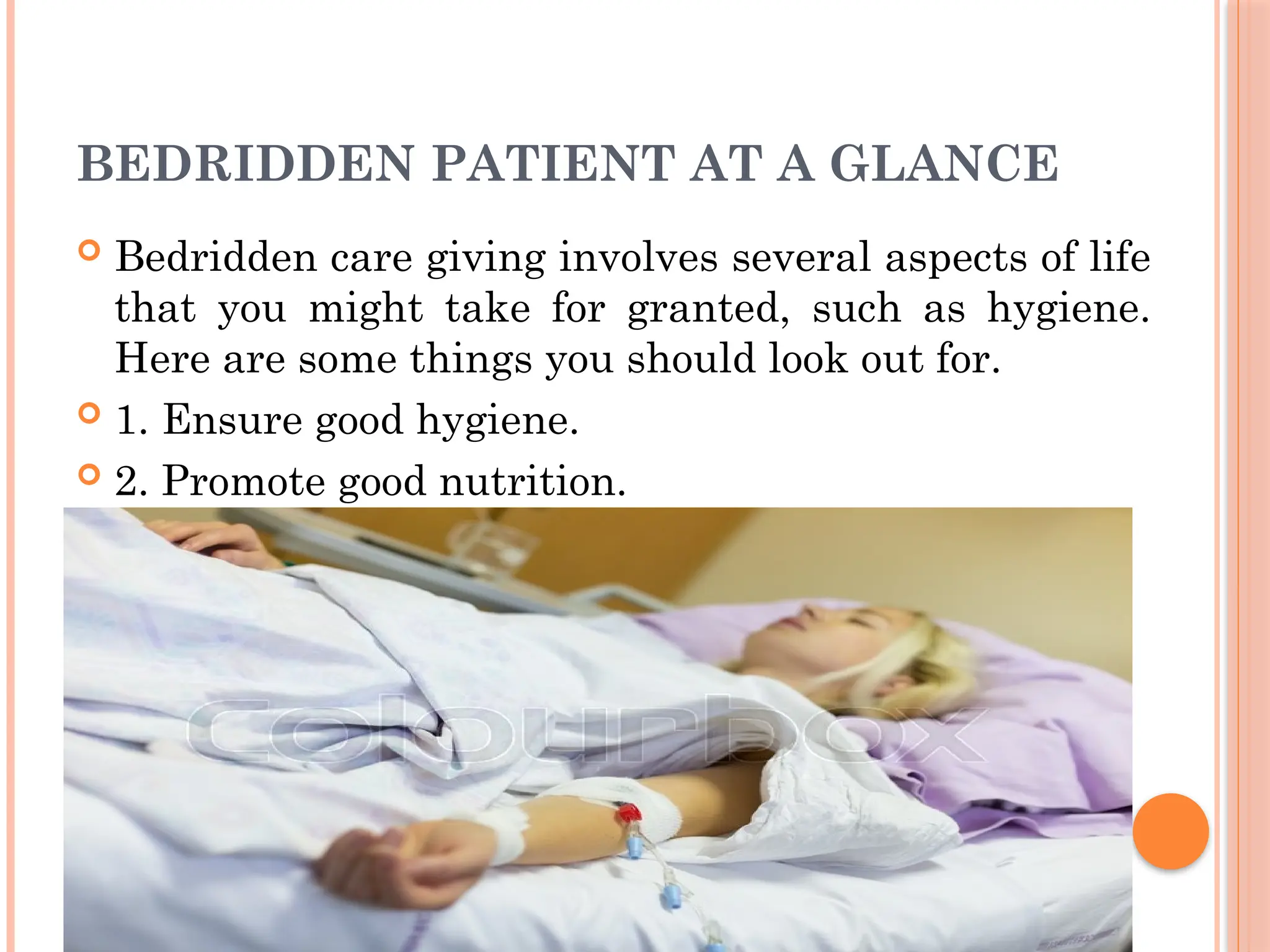 ASSISTING A BEDRIDDEN PATIENT. pptx | PPTX