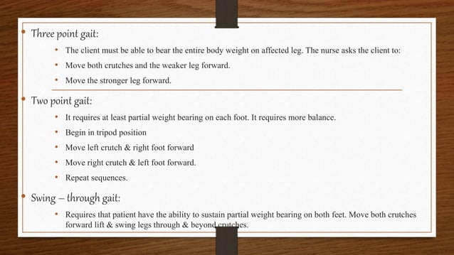 Assisting_clients_with_ambulation.pptx | First Aid | Injuries