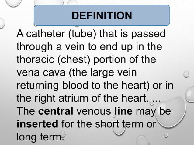 Assisting in cvc line insertion.pptx1 | PPTX | Heart and Cardiovascular ...