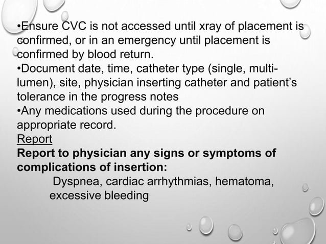 Assisting in cvc line insertion.pptx1 | PPTX | Heart and Cardiovascular Diseases | Diseases and ...