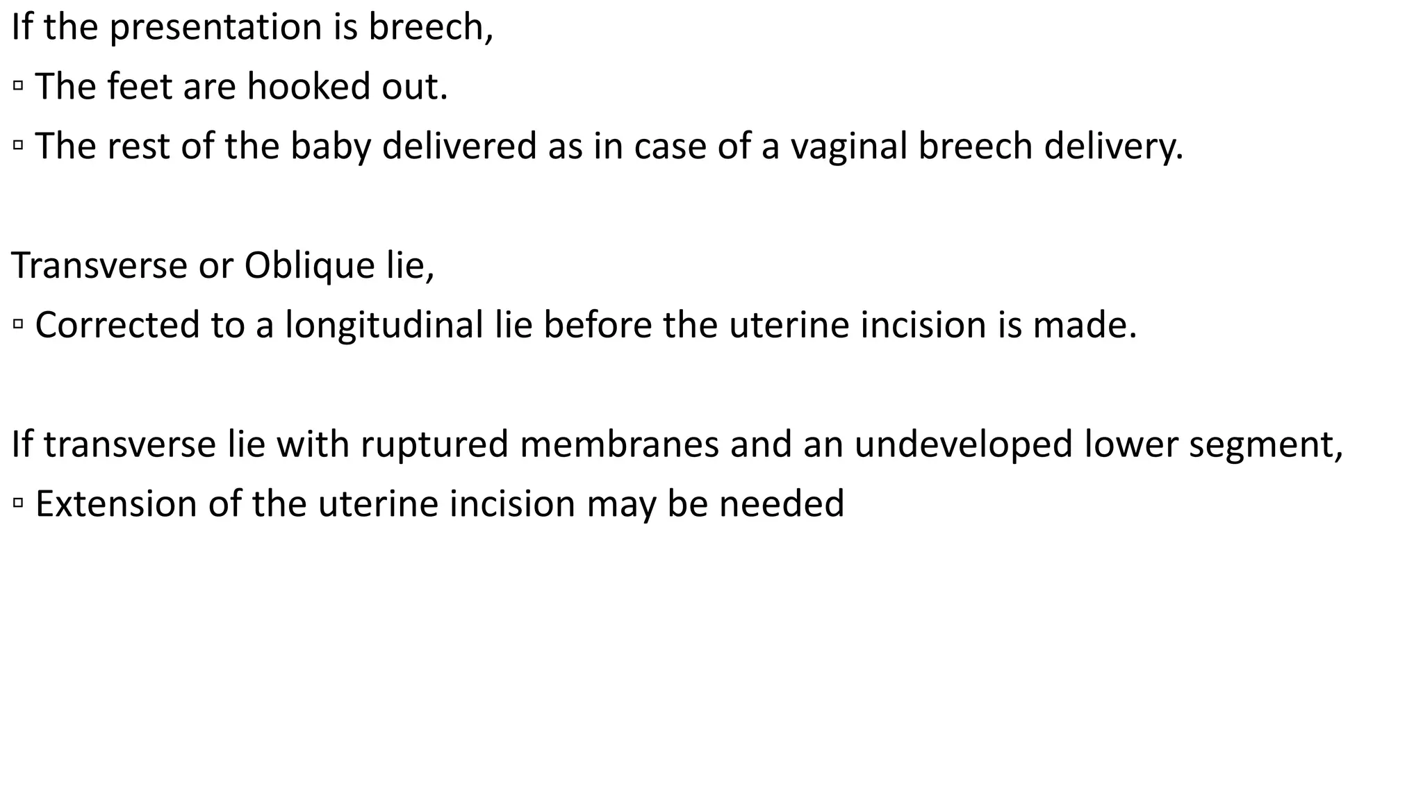 Assisting in lower segment cesarean section | PPTX