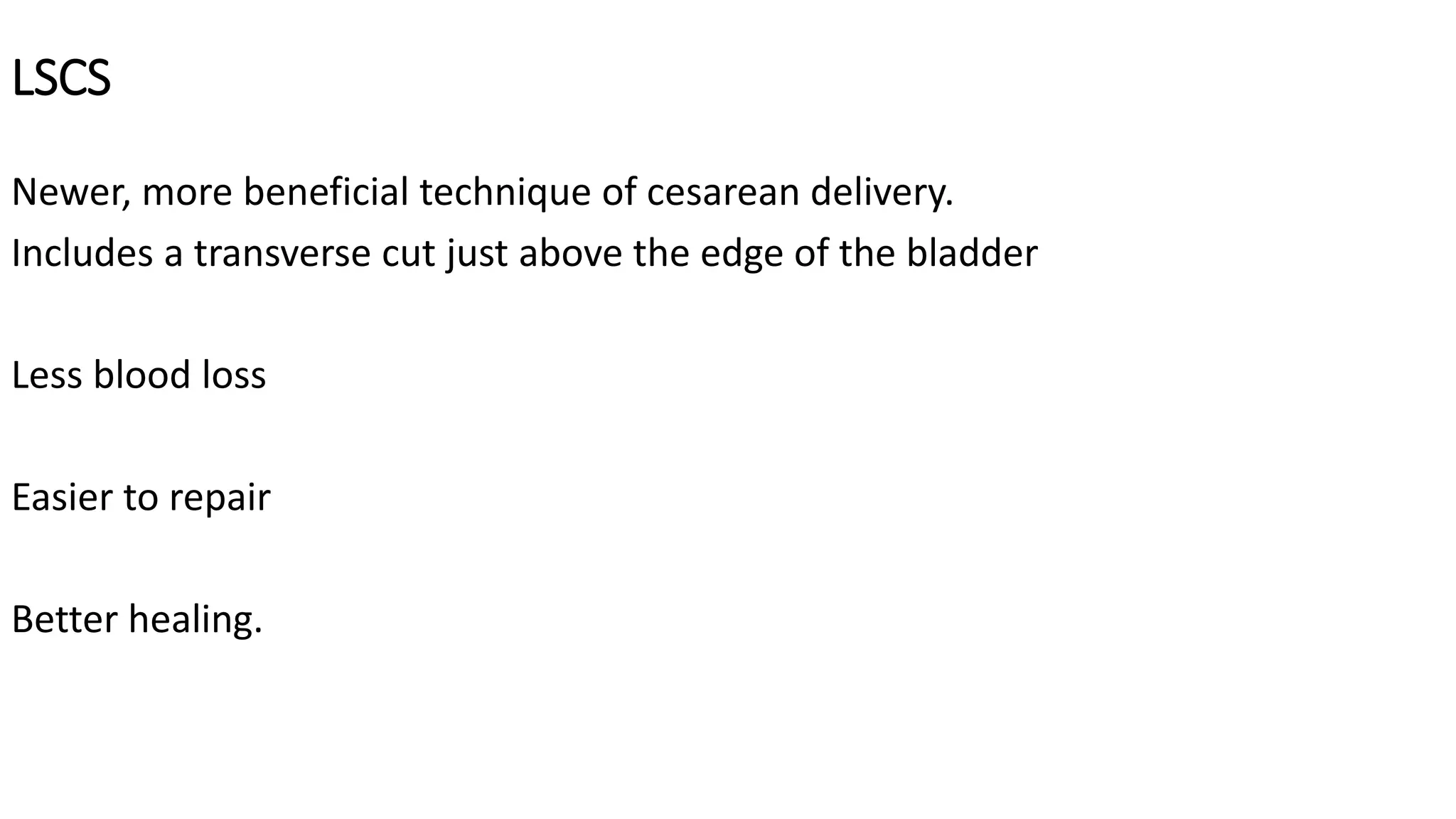Assisting in lower segment cesarean section | PPTX